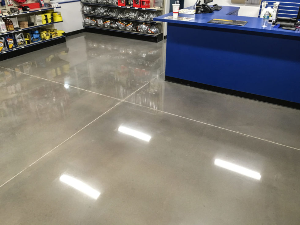 Retail Store Concrete Floor - Kingstone Coverings